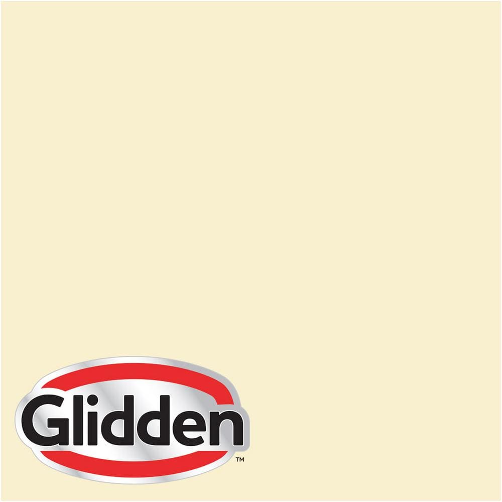 Glidden Premium 1-gal. #HDGY30 Candlelight Yellow Flat Latex Exterior ...