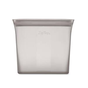 Zip Top 24 oz. Peach Reusable Silicone Sandwich Bag Zippered Storage ...