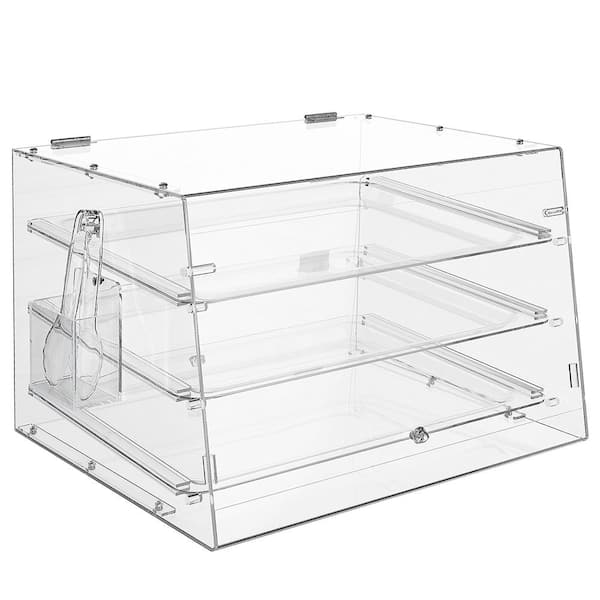 Karl home 3-Tier Bakery Pastry Display Case Cake Countertop K1G47000557 ...