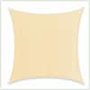 COLOURTREE 12 ft. x 12 ft. 190 GSM Beige Square Sun Shade Sail Screen ...