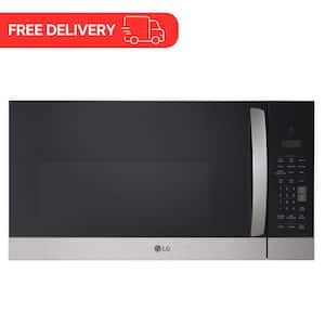 LG Smart 2.1 cu. ft. Stainless Steel Electric 1050-Watt Over-The-Range ...