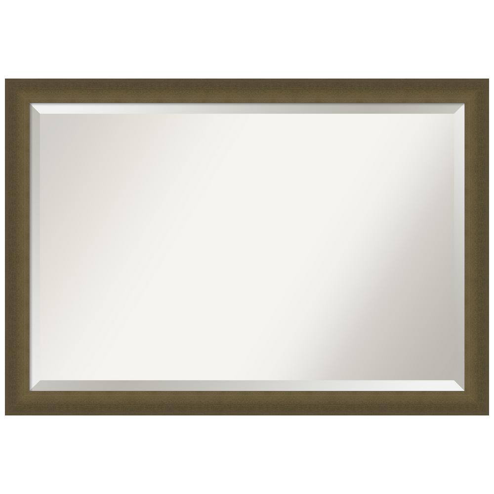 Amanti Art Blaine Light Bronze Narrow 39.5 in. W x 27.5 in. H Beveled ...