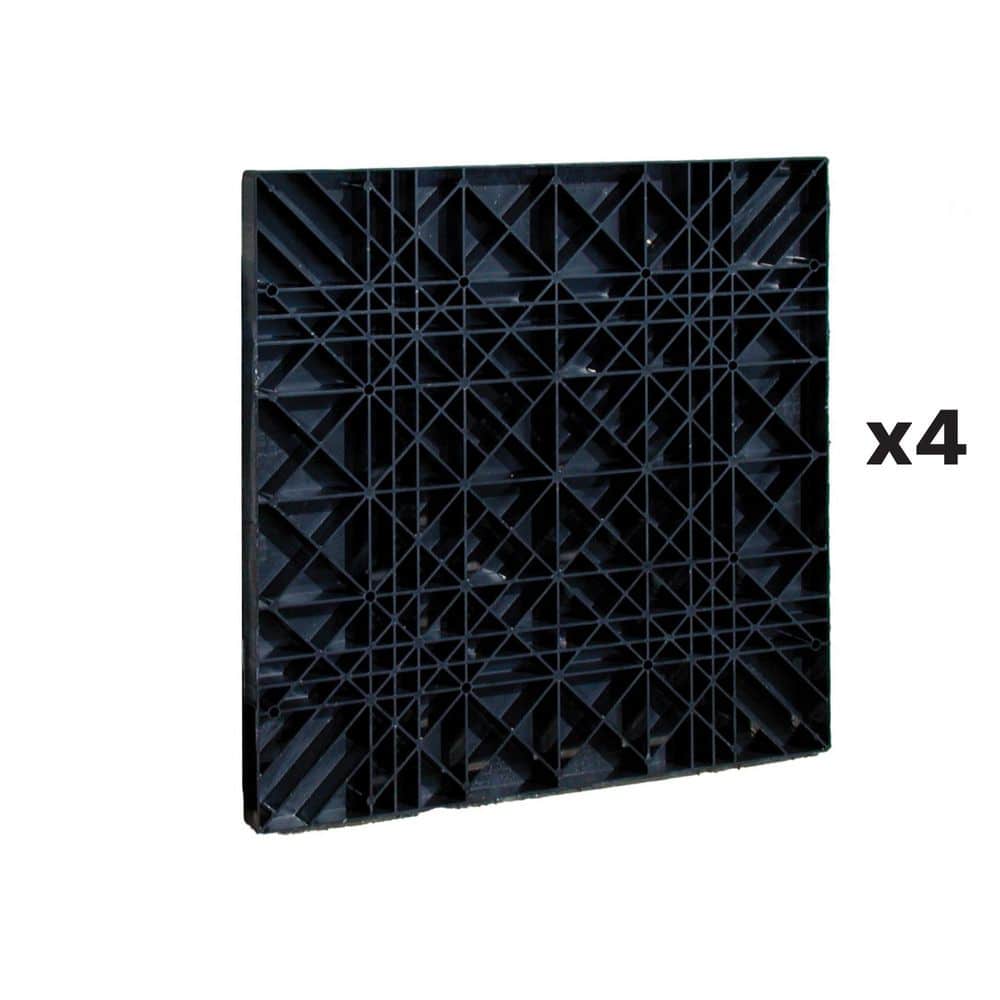 Tie Down 24 in. x 24 in. plastic ABS Foundation Pad 4-Pack 59303L-4 ...