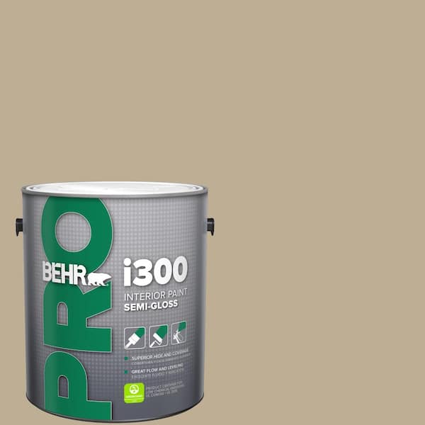 BEHR PRO 1 gal. #740D-4 Mochachino Semi-Gloss Interior Paint PR37001 ...