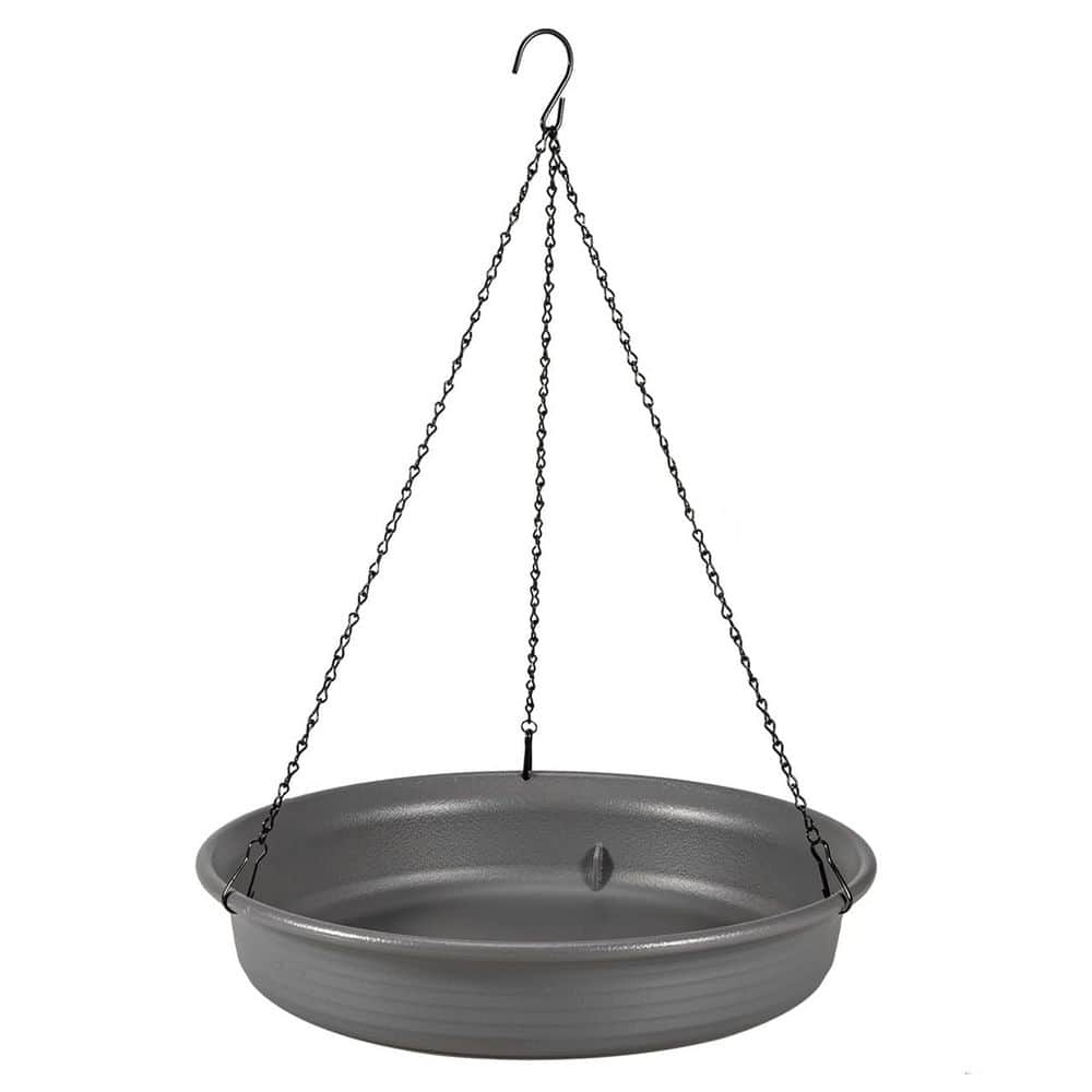 Garden Hanging Bird Bath Feeder Tray Outdoor Water Bowl Wildlife ...