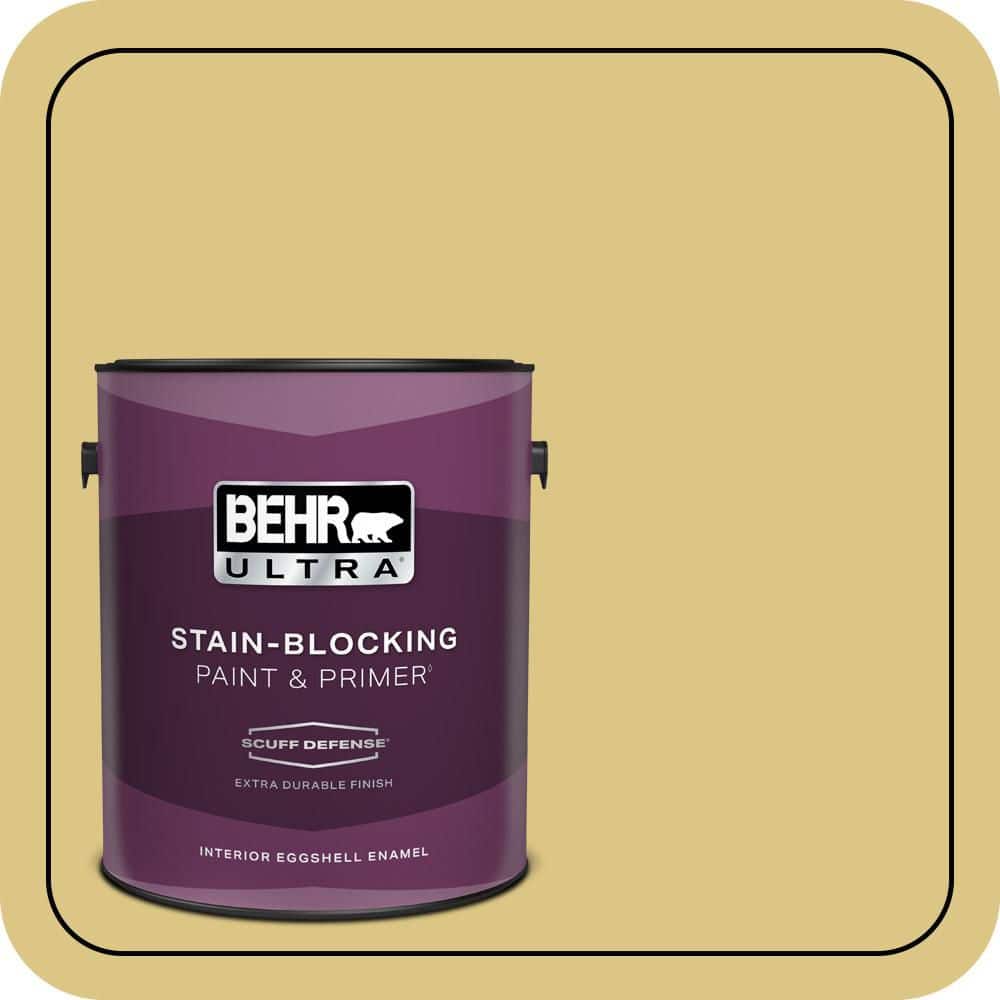 BEHR ULTRA 1 gal. #390D-5 Sea Kelp Extra Durable Eggshell Enamel ...