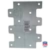 Simpson Strong-Tie LTP 3 in. x 4-1/4 in. Galvanized Lateral Tie Plate ...