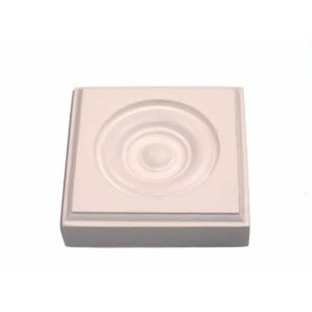 3/4 in. x 2 1/2 in. Primed MDF Molding Corner Block HDACBF212 - The ...