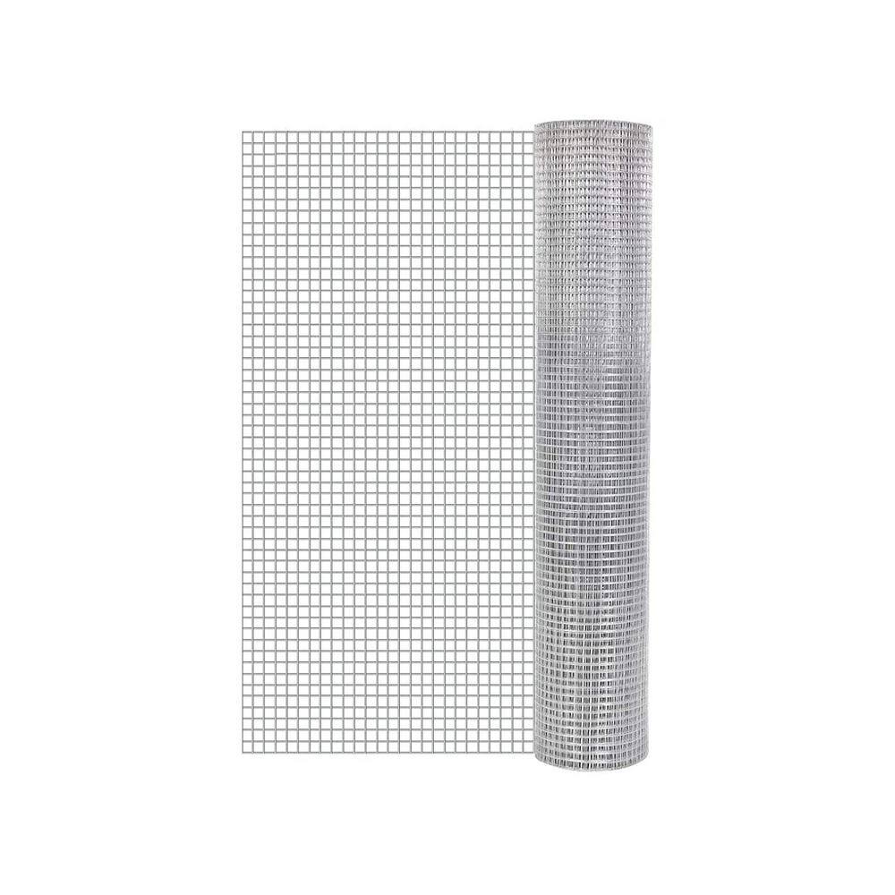 Otryad 48 in. x 100 ft. Silver Steel Double Zinc Coated Hardware Cloth ...