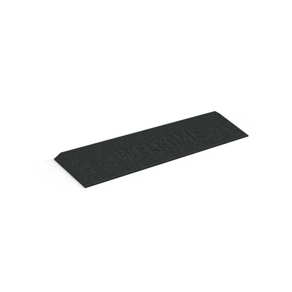 EZ-ACCESS Transitions Angled Entry Mat, Welcome, Black, 1.25 in ...