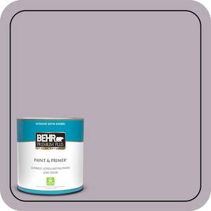 BEHR MARQUEE 1 gal. #670F-4 Silverberry Satin Enamel Exterior Paint ...