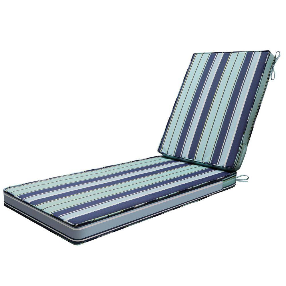 80 in. x 26 in. Waterproof Outdoor Chaise Lounge Cushion for Patio ...