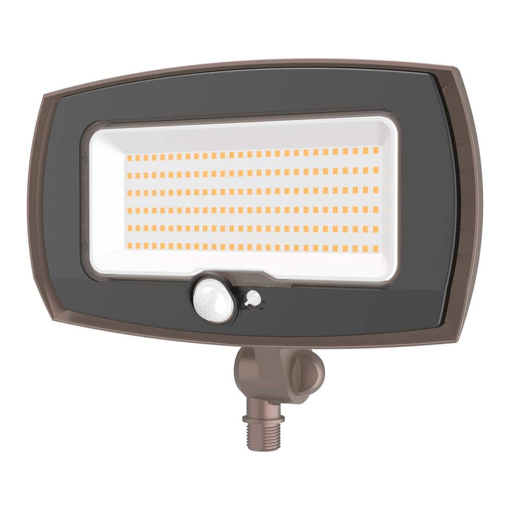 HALO ARFL 400-Watt Equivalent, 8000 Lumens, Bronze, Sel 5CCT UNV MTN ...