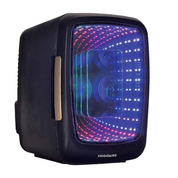 Frigidaire 0.3 cu. ft. 6-Can Retro Mini Refrigerator in Black with ...