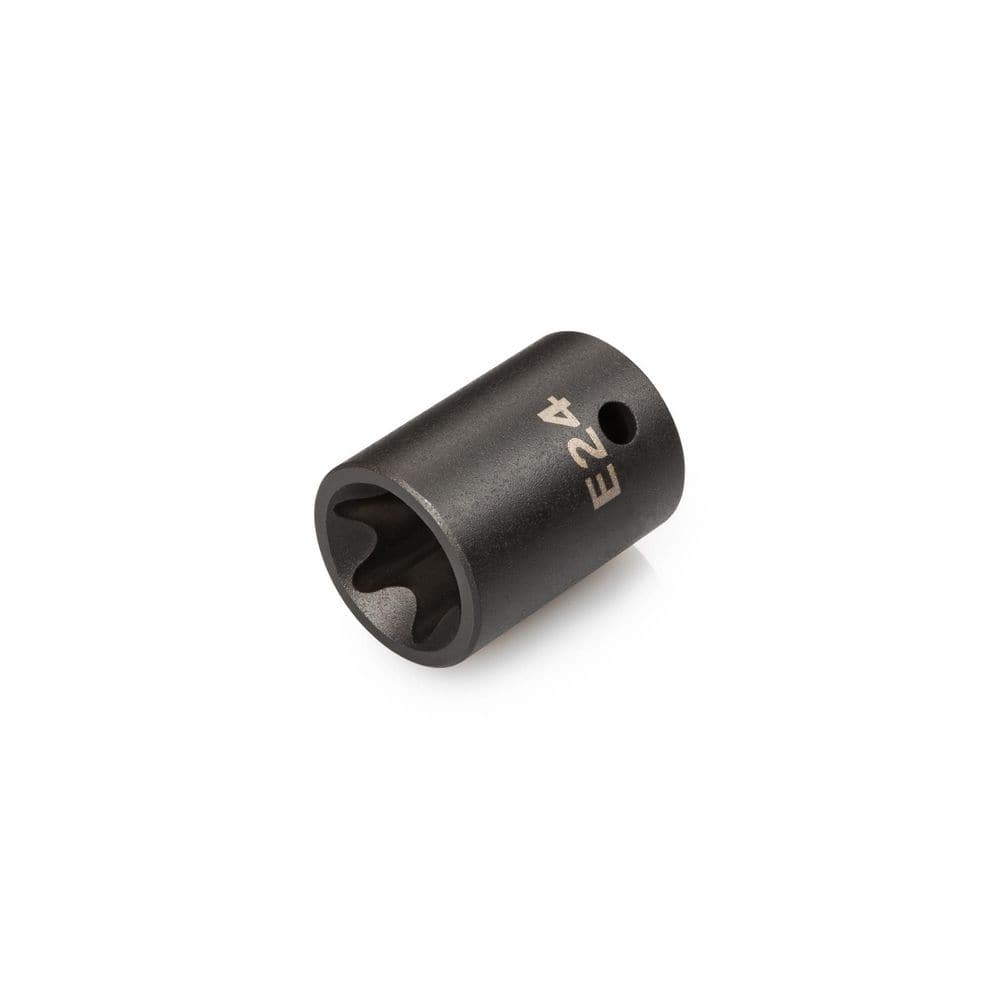 TEKTON 1/2 in. Drive x E24 External Star Impact Socket SID22424 - The ...