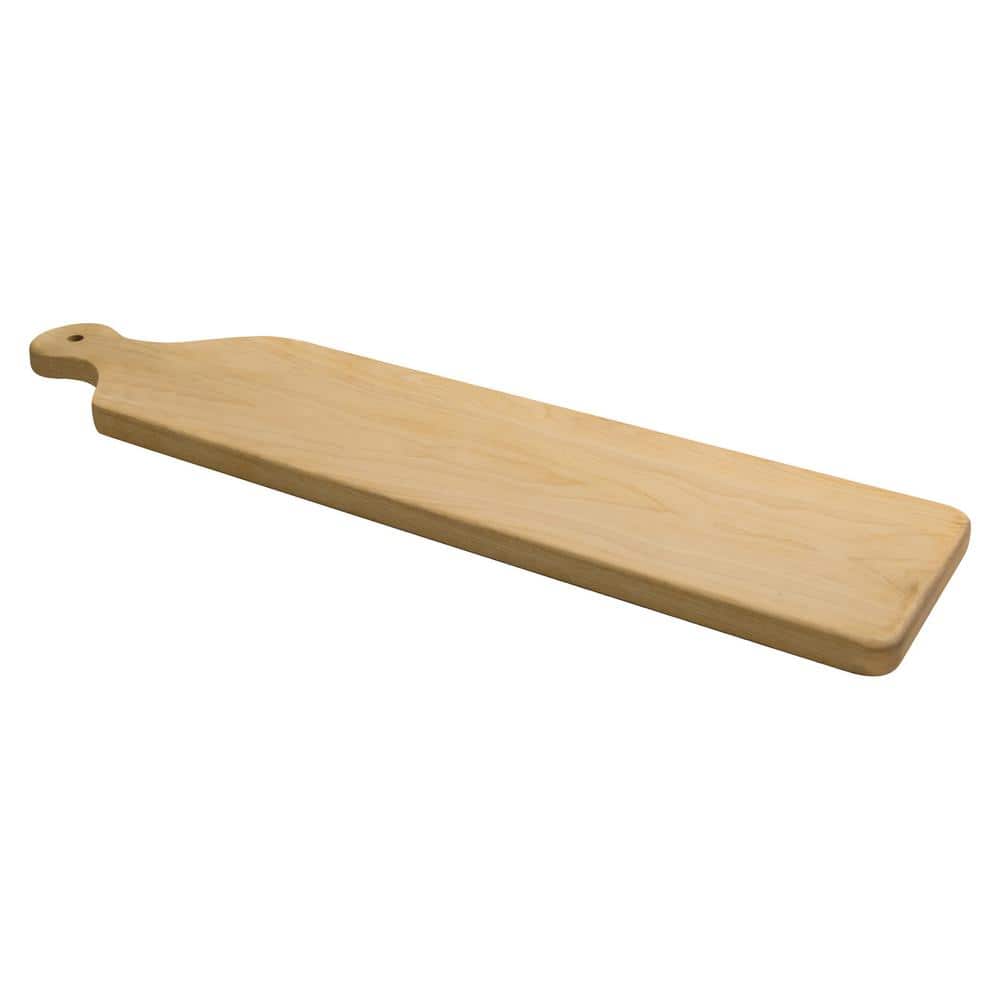 Winco 11.2 in. Wood French Bread Serving Board WCB-225 - The Home Depot