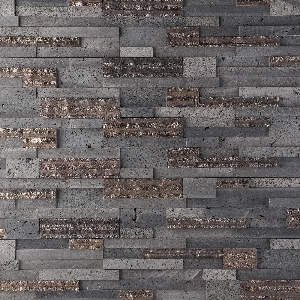 Ivy Hill Tile Cliffstone Steel Gray Ledger Panel 7.08 in. x 23.62 in ...