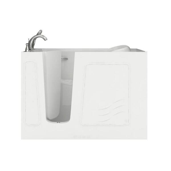 Universal Tubs Safe Premier 53 in. Left Drain Walk-In Whirlpool and Air ...