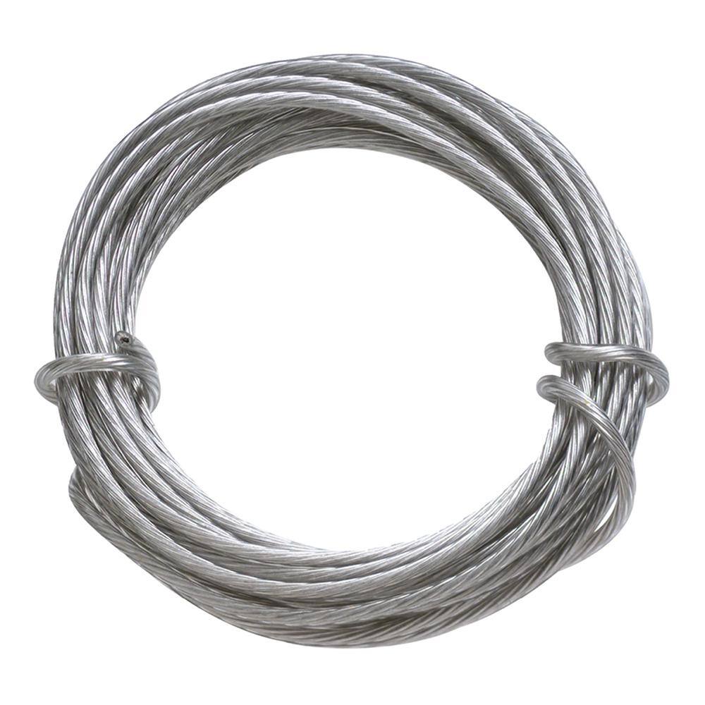 OOK 1-1/4 in. x 9 ft. 30 lb. Stainless Steel Hanging Wire 534690 - The ...