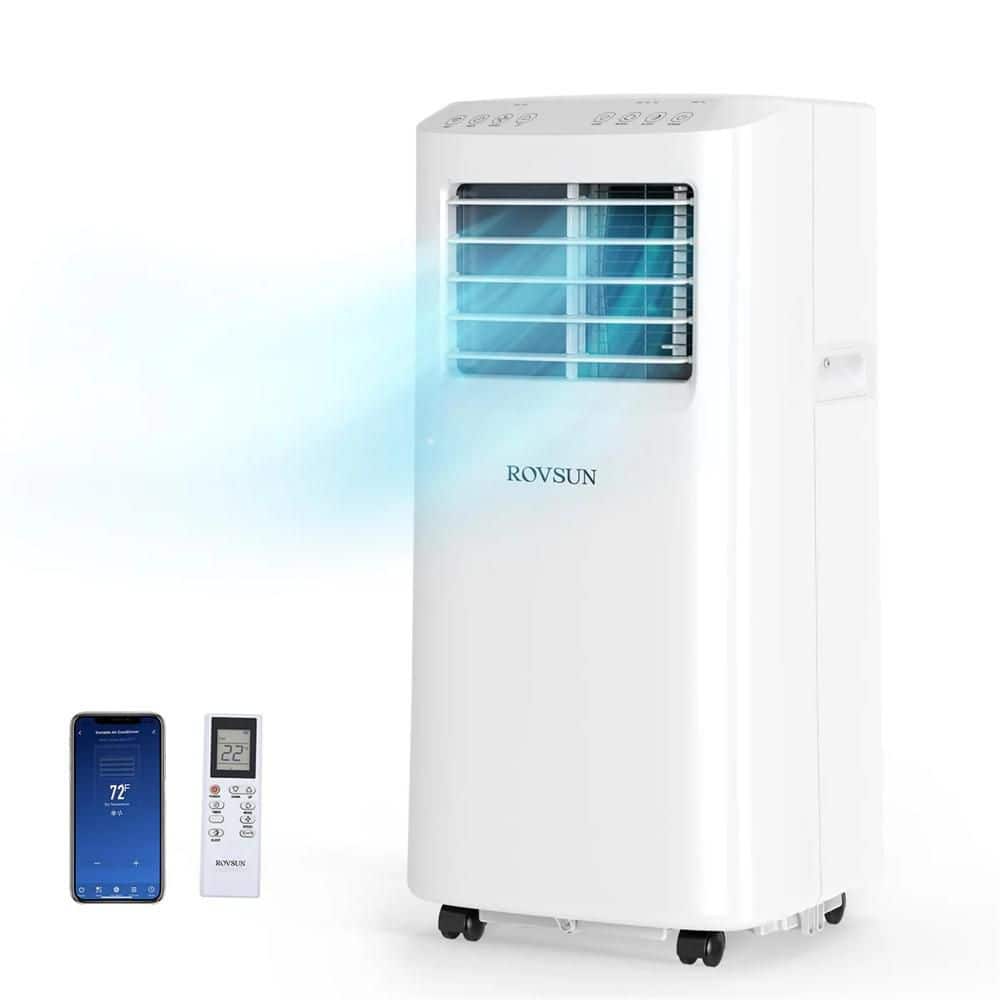 Karl home 5100 BTU (DOE) WIFI Portable Air Conditioner Cools 200 Sq. Ft ...