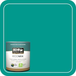 BEHR PREMIUM PLUS 1 gal. #MQ4-19 Plumage Eggshell Enamel EcoMix Plant-Based Interior Paint ...