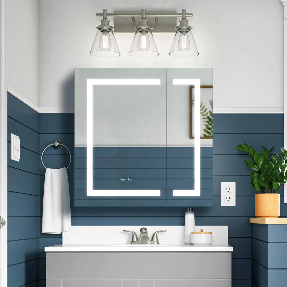 Reviews for ANGELES HOME 30 in. W x 30 in. H Rectangular Silver ...