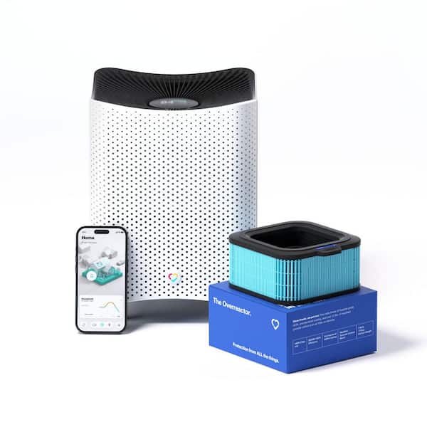 Mila Air Mini Air Purifier with Overreactor Filter, 519 ft2, True HEPA ...