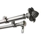 28 in. to 48 in. Adjustable 13/16 in. Julianne Double Curtain Rod in ...