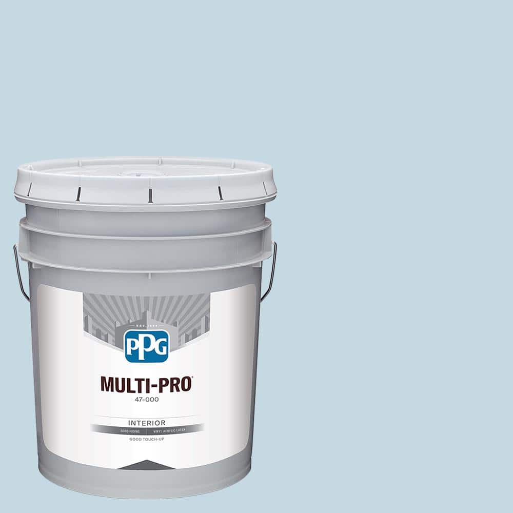MULTI-PRO 5 gal. PPG1157-2 Blue Pearl Eggshell Interior Paint PPG1157 ...