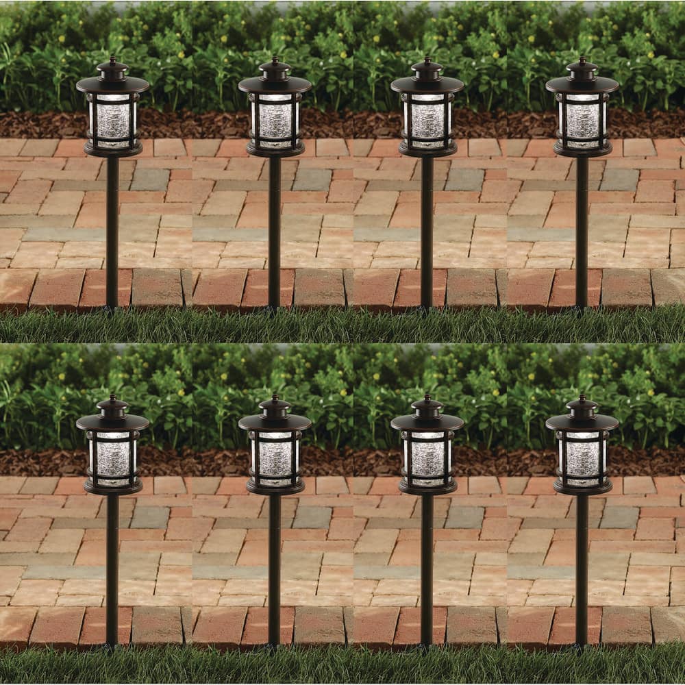 Hampton Bay Birmingham 155 Lumen Low Voltage 3-Watt Oil Rubbed Bronze ...
