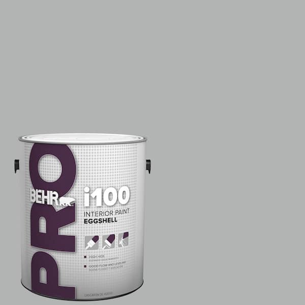 BEHR PRO 1 gal. #PPU26-08 Silverstone Eggshell Interior Paint PR13001 ...