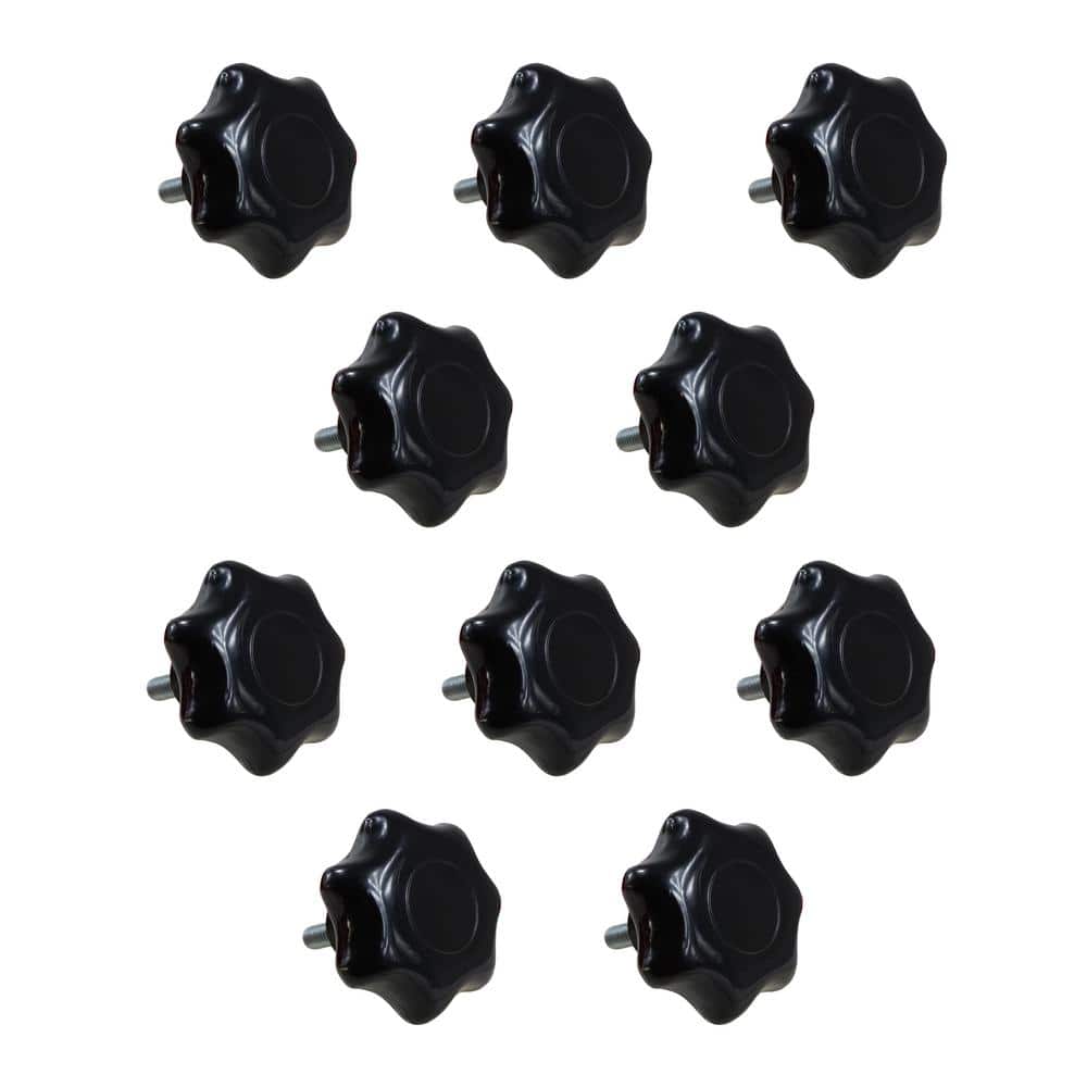 ‎POWERTEC 5/16 in.-18 7-Star Stud Knob for T Track Bolts, Thumb Screw ...