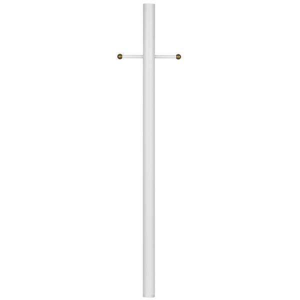 Angel Sar 80 in. Outdoor Lamp Post with Plastic Cross Arm for Driveways ...