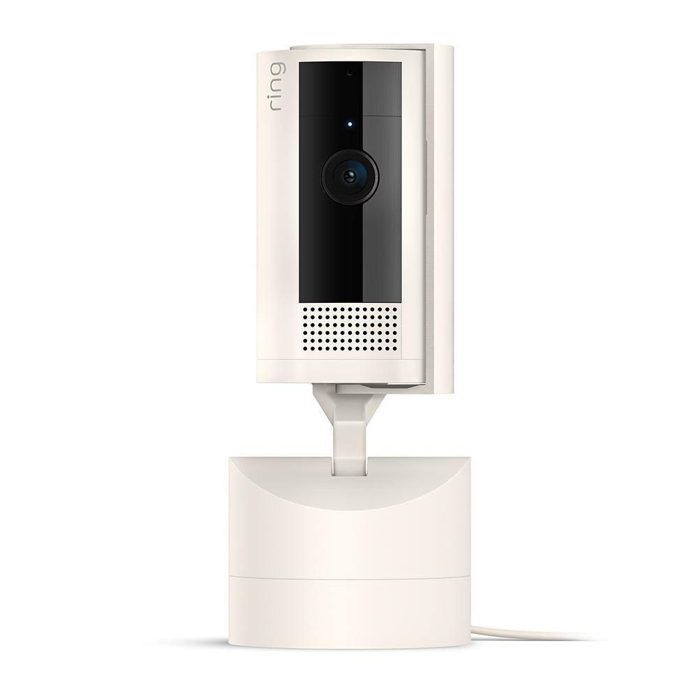 Ring Pan-Tilt Indoor Cam Plug-in Security Camera with 360° Horizontal ...