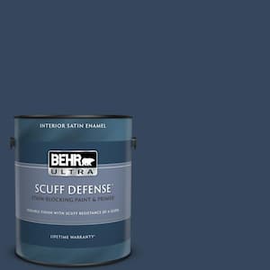 BEHR MARQUEE 1 gal. #MQ5-54 Compass Blue One-Coat Hide Eggshell Enamel ...