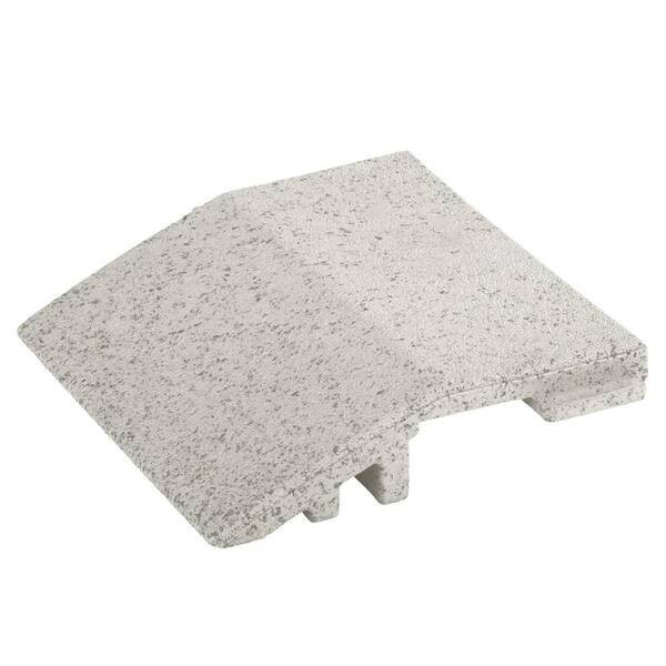 ASPIRE Transition Paver with Tabs 7.2 in. x 8 in. x 1.75 in. Ivory ...