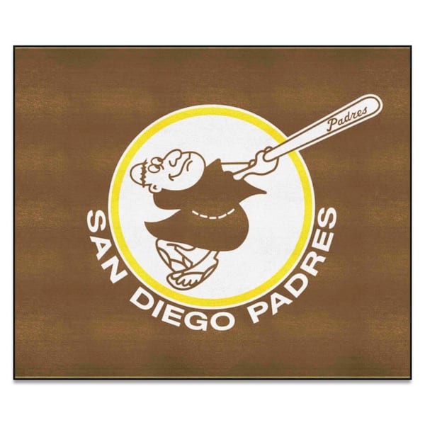 FANMATS San Diego Padres Tailgater Rug - 5ft. x 6ft. 37318 - The Home Depot