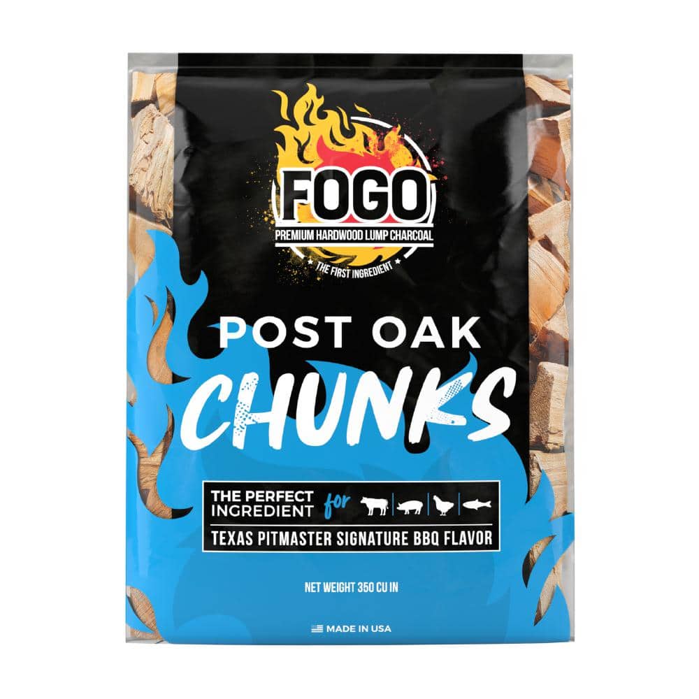 FOGO 350 Cu. In. Bag Post Oak Smoking Chunks FG-SW-CHU-PO - The Home Depot