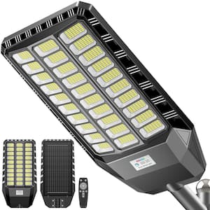 Commercial Electric Solar Powered 4500 Lumens Bronze Motion Activated ...