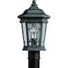 Progress Lighting Cranbrook Collection 1-Light Outdoor Gilded Iron Post ...