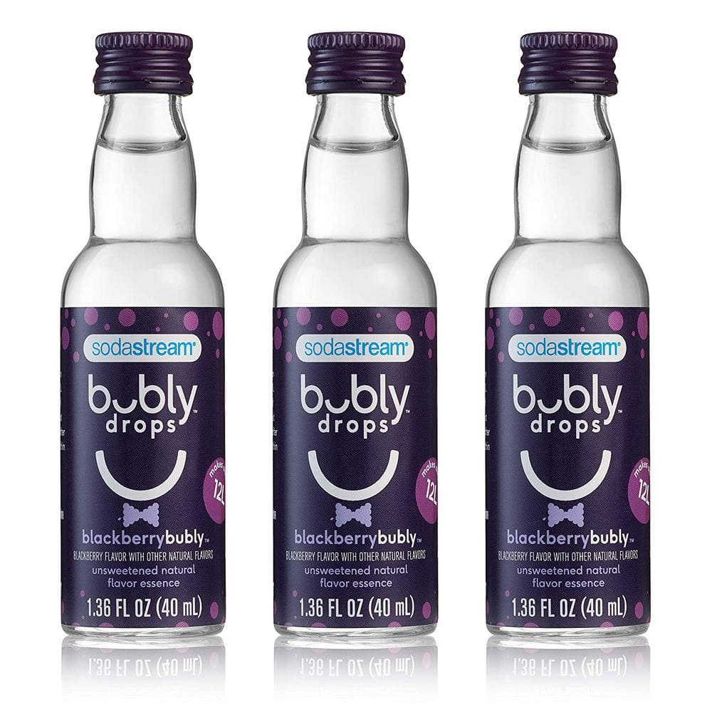 SodaStream 40 ml bubly Blackberry Drops (Case of 3) 1102802011 - The ...