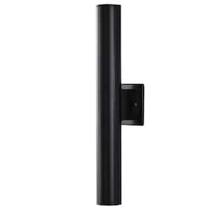 Sunlite 18 in. Black Outdoor Hardwired Integrated LED Decorative ...