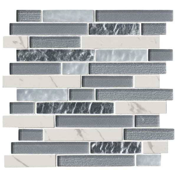 MSI Take Home Tile Sample - Whistler Ice Interlocking 4 in. x 4 in ...