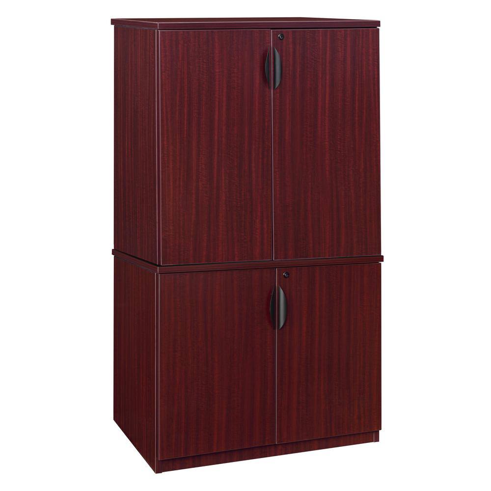 Regency Magons 29 in. Mahogany Storage Cabinet with Second 35 in ...