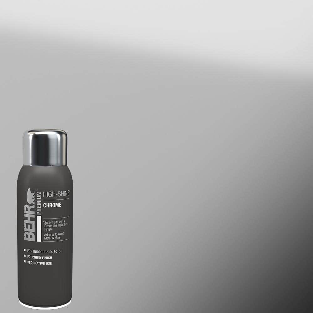 BEHR PREMIUM 11 oz. #SP-320 Chrome Hi-Gloss Shine Interior Spray Paint ...