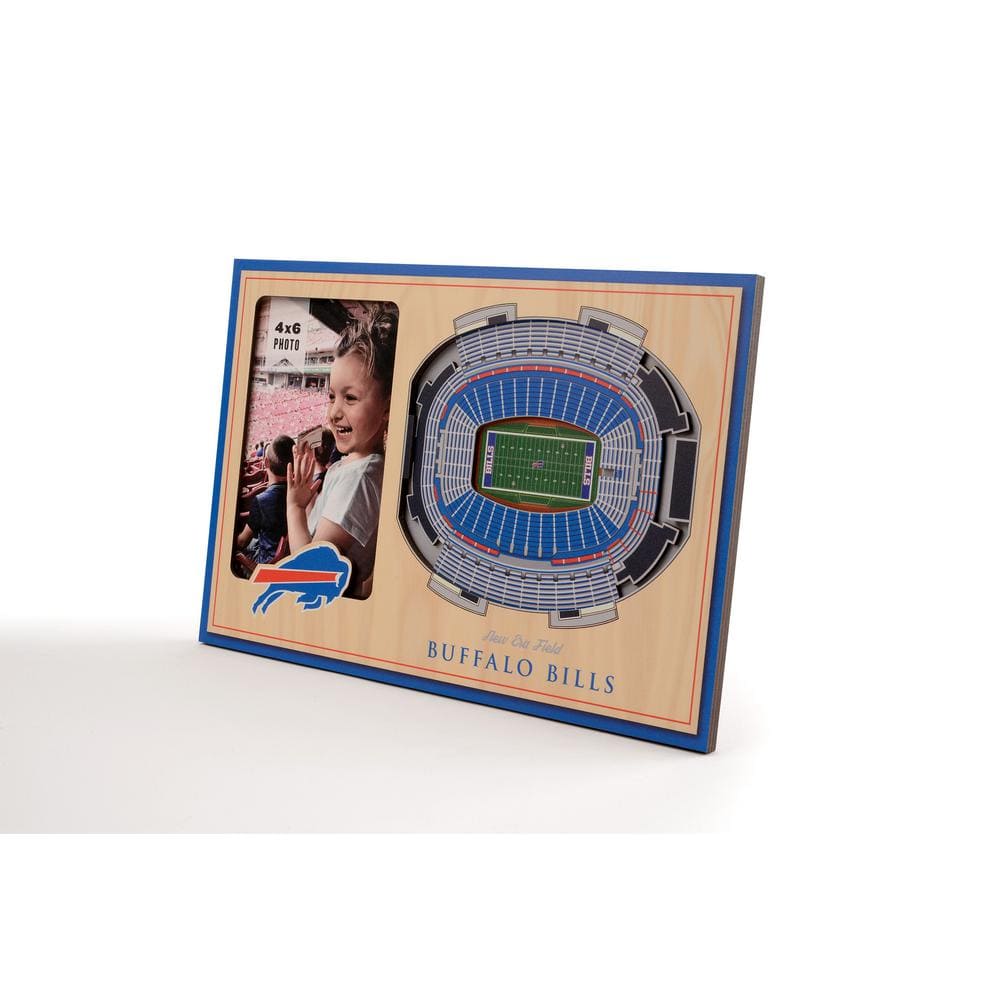YouTheFan NFL Buffalo Bills Team Colored 3D StadiumView with 4 in. x 6 ...