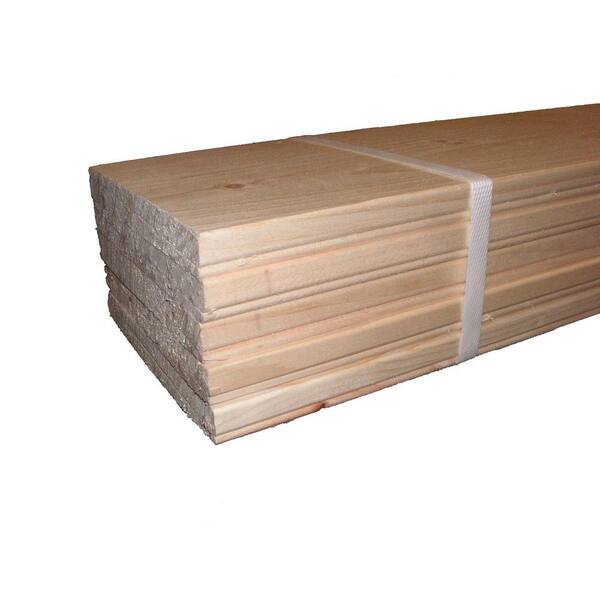 72 in. Natural Pine Wood Bevel Siding EWPBVL6 - The Home Depot