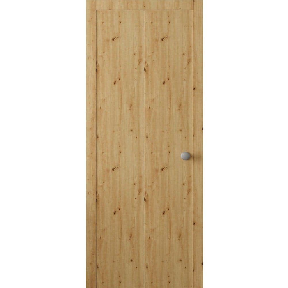 Sartodoors 3011 84 in. x 80 in. Sold Core Caramel Oak Color Wood Bi ...