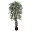 Nearly Natural 6 ft. Artificial Smilax Silk Tree 5020 - The Home Depot