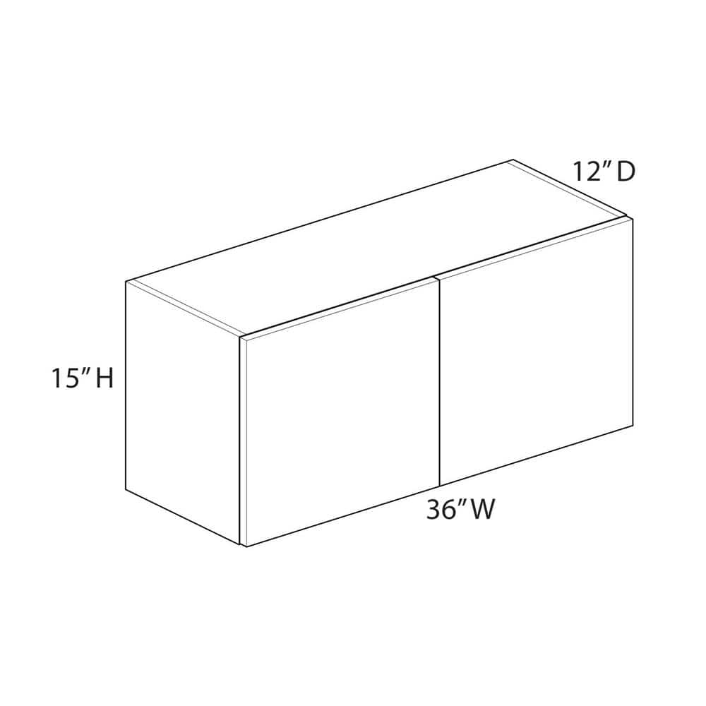 Saratoga Slab 36 in. W x 15 in. H x 12 in. D in Greywood Plywood ...